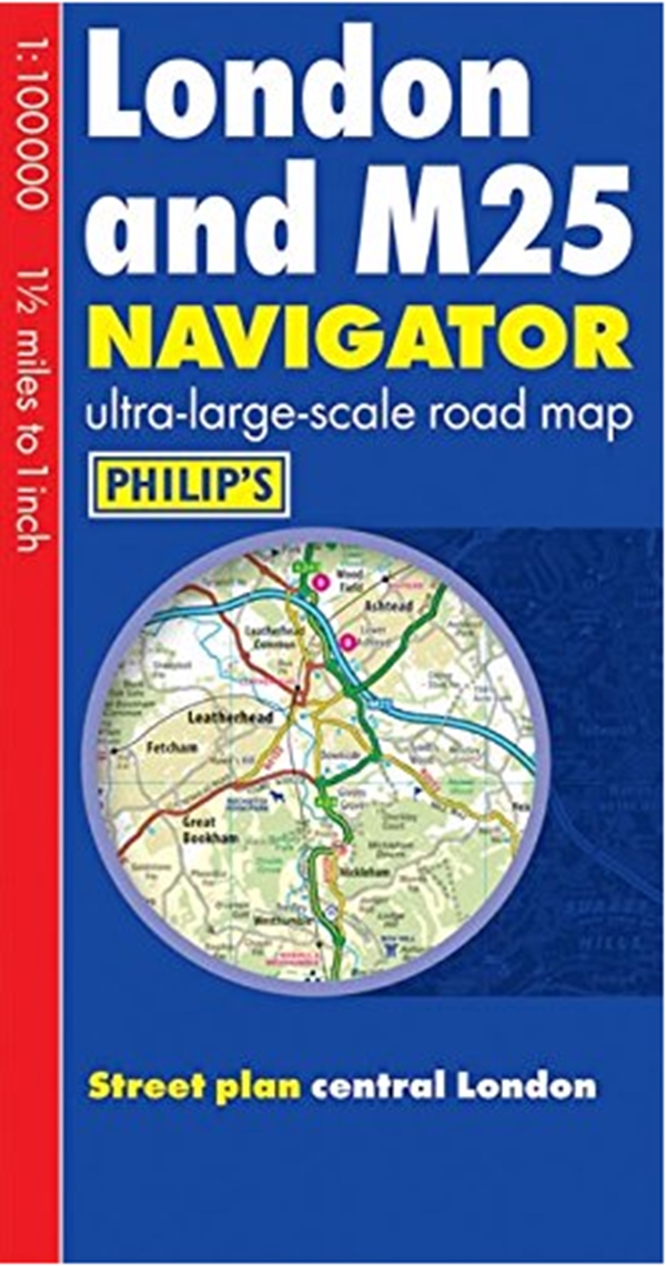 Philip's London and M25 Navigator Road Map - Ціни у всіх магазинах